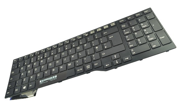 Fujitsu Siemens LifeBook A557 Black Keyboard (UK)